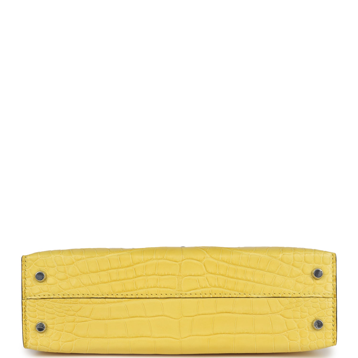 Hermes Kelly 20 Sellier Mimosa Matte Alligator Mississippiensis ...