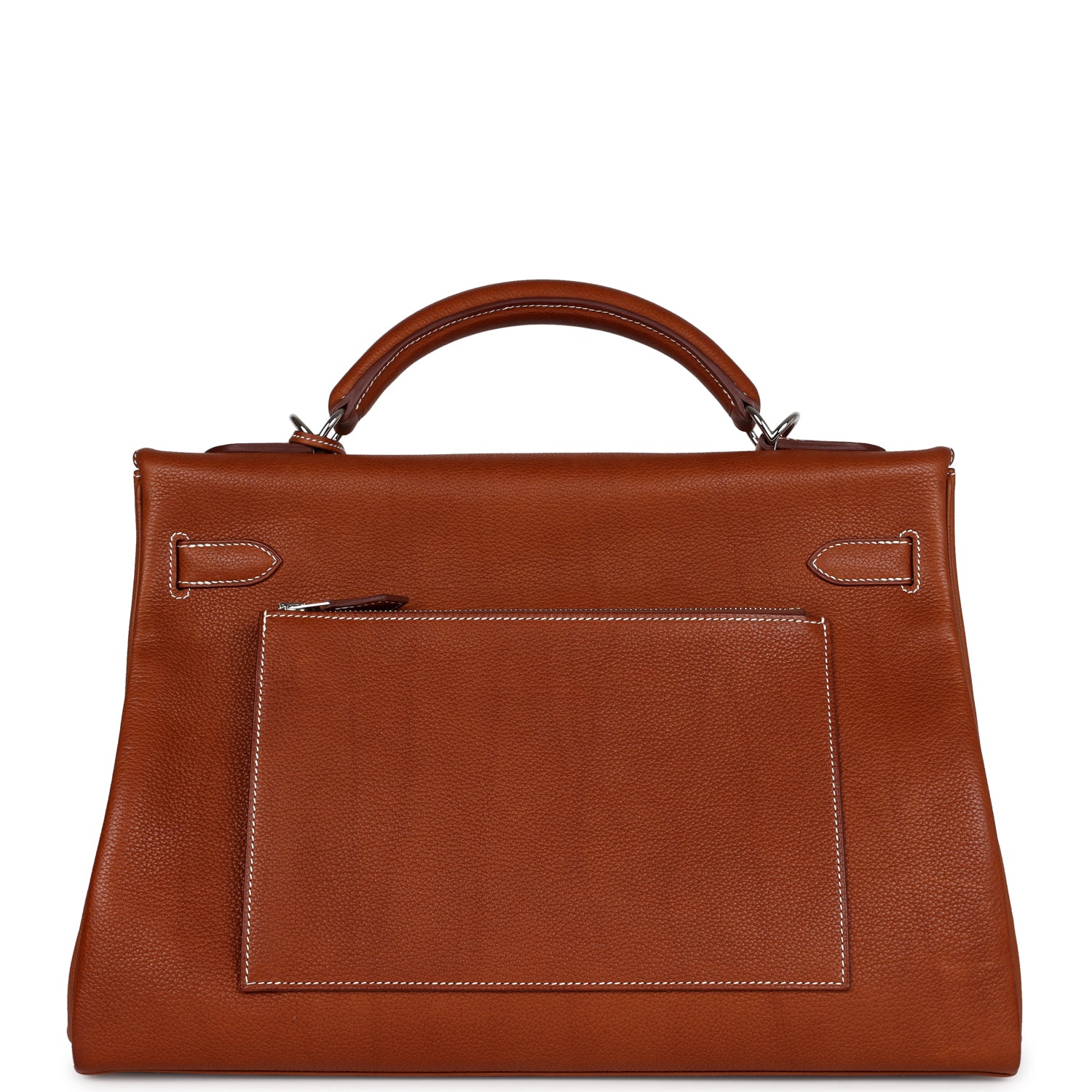 Hermes Kelly 42 Maxi Fauve Barenia Faubourg Palladium Hardware Payment