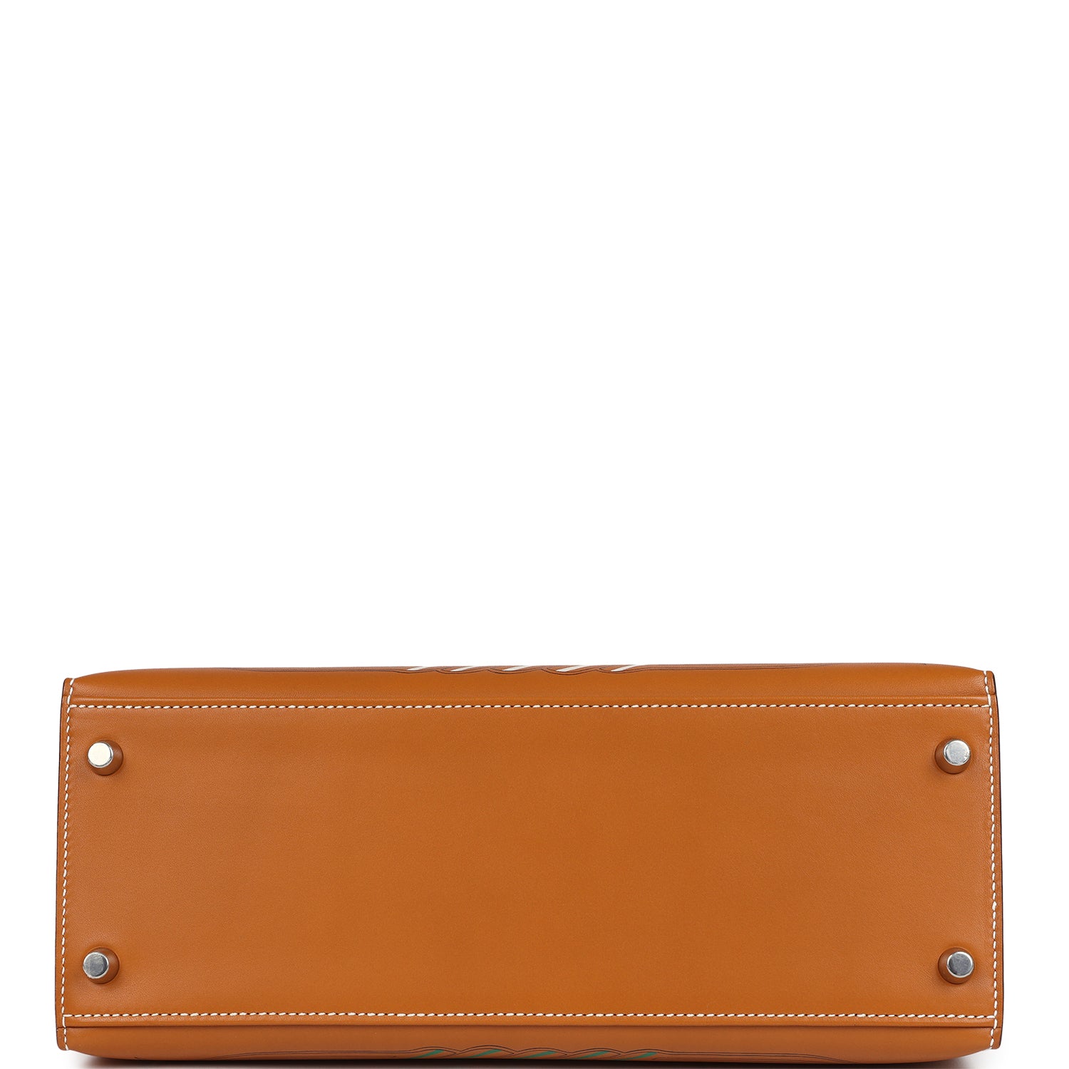 Hermes Kelly Sellier 28 "Painted Quadrige" Naturel Sable Butler Pallad