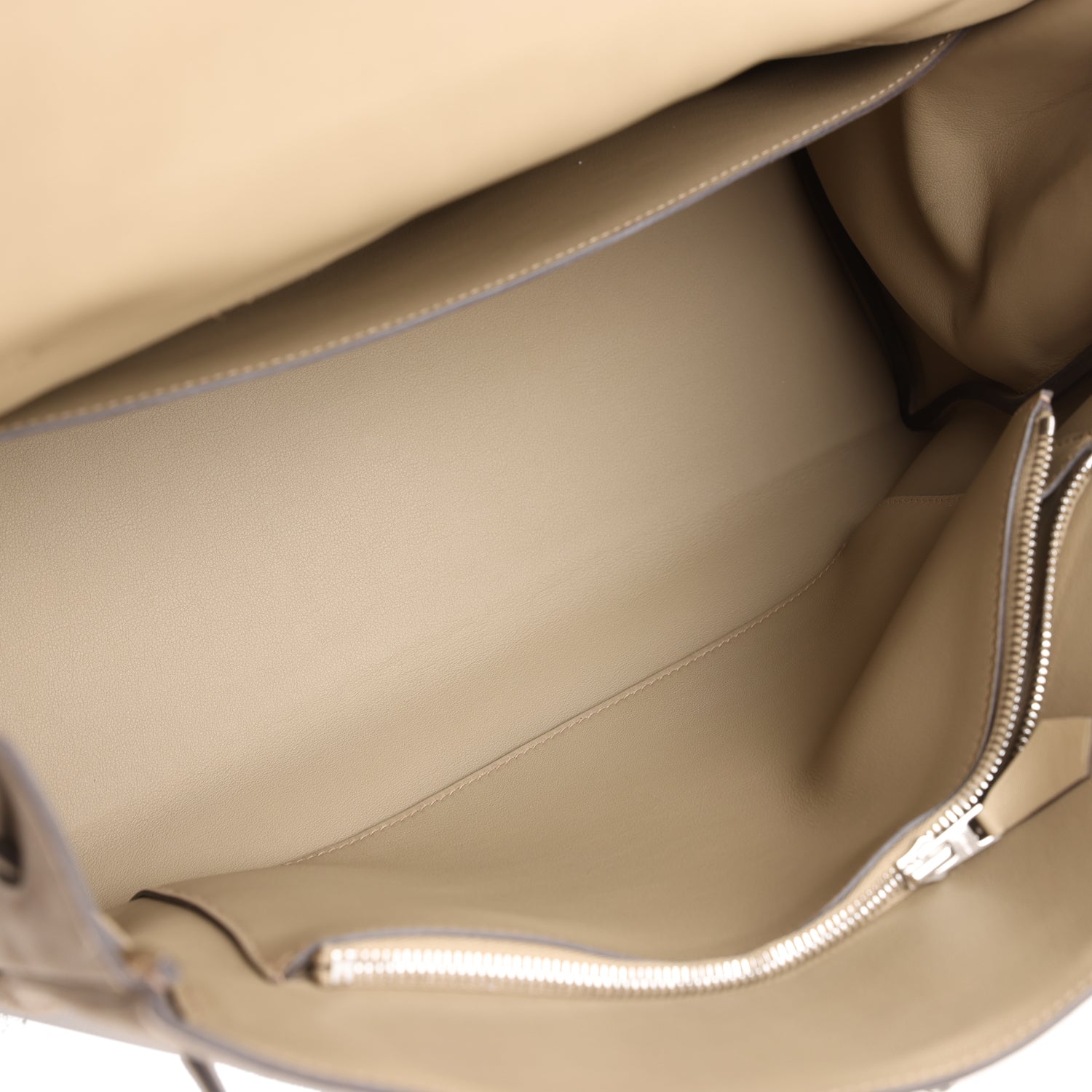 Hermes Kelly 42 Maxi Gris Caillou Grizzly and Beige Marfa Swift ...