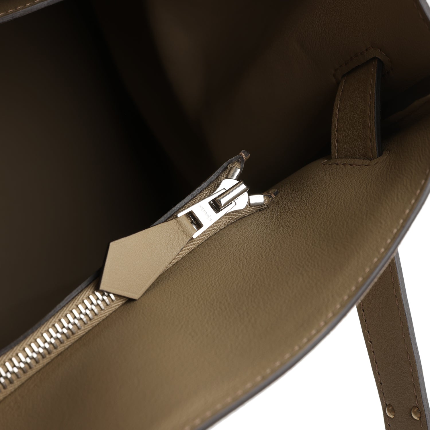 Hermes Kelly 42 Maxi Gris Caillou Grizzly and Beige Marfa Swift ...