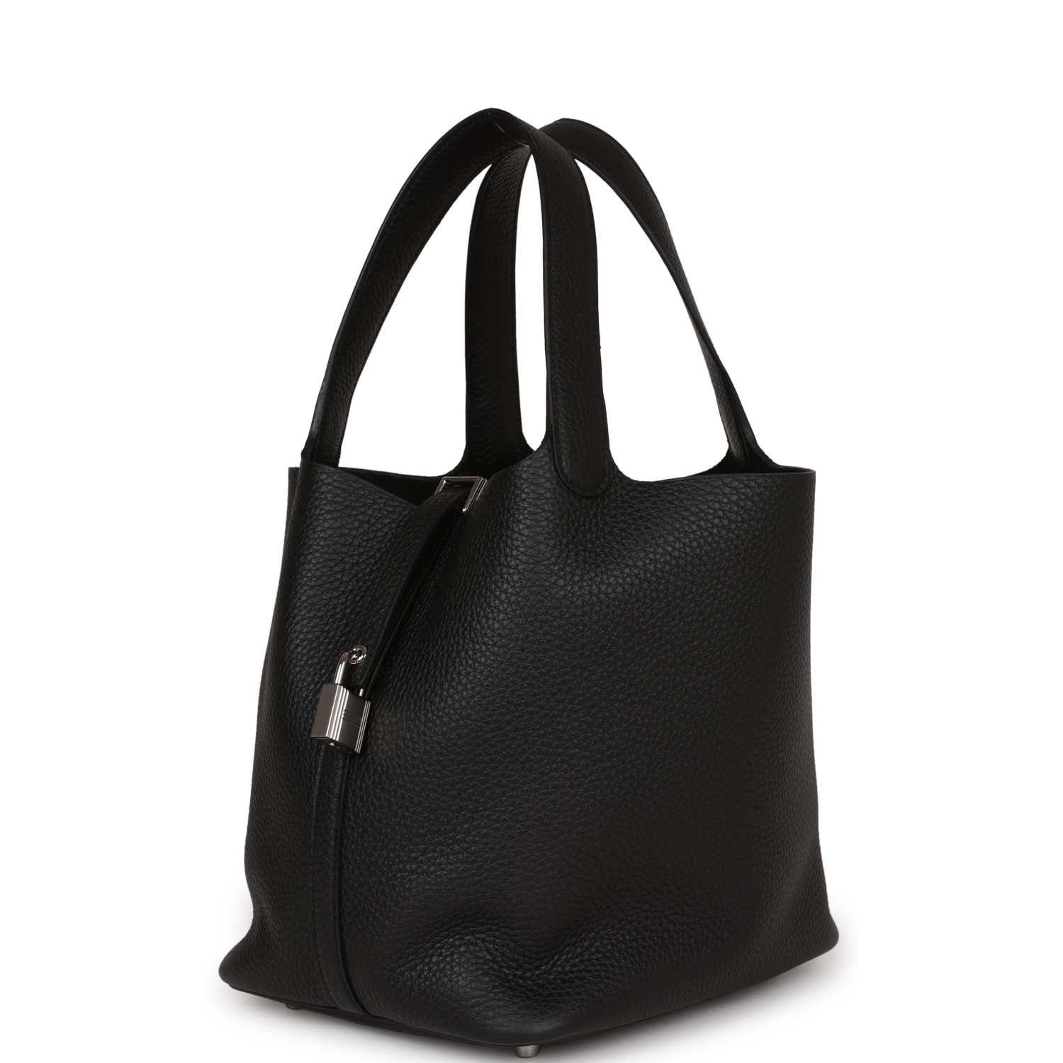 Hermes Picotin Lock 22 Black Clemence Palladium Hardware – Madison ...