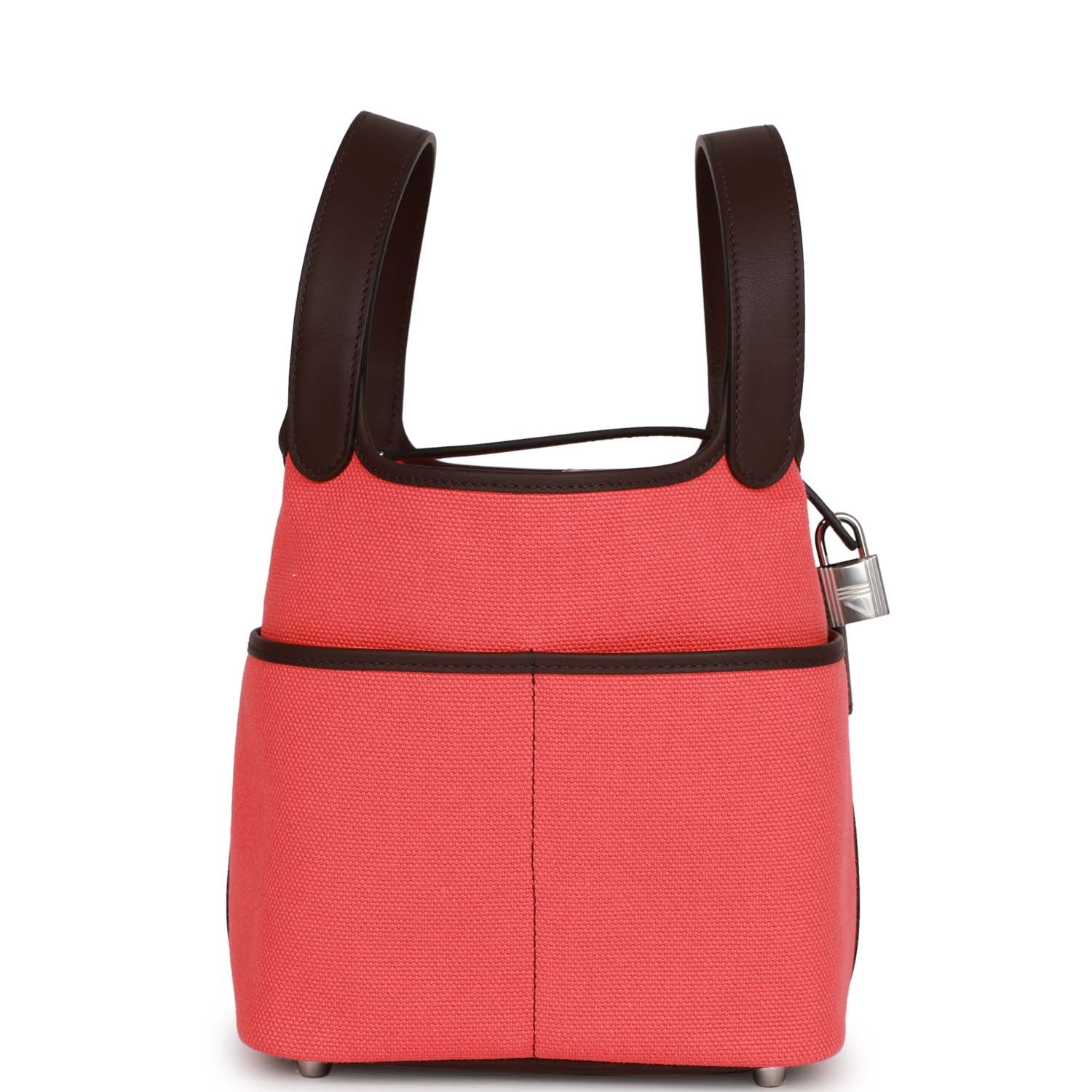 Hermes Picotin Cargo 18 Rose Texas and Rouge Sellier Swift and Toile C