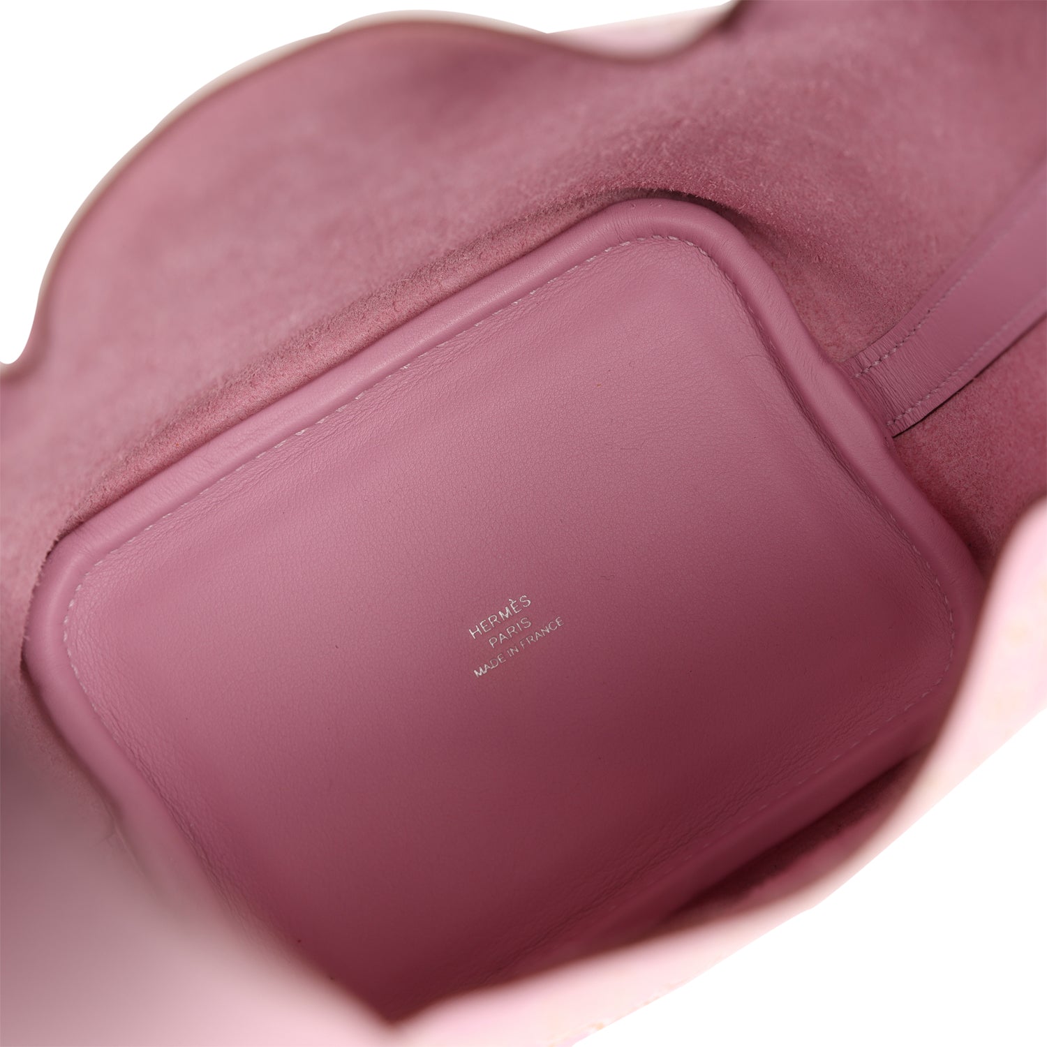 Hermes Micro Picotin Lock 14 "Lucky Daisy" Mauve Sylvestre Swift Palla