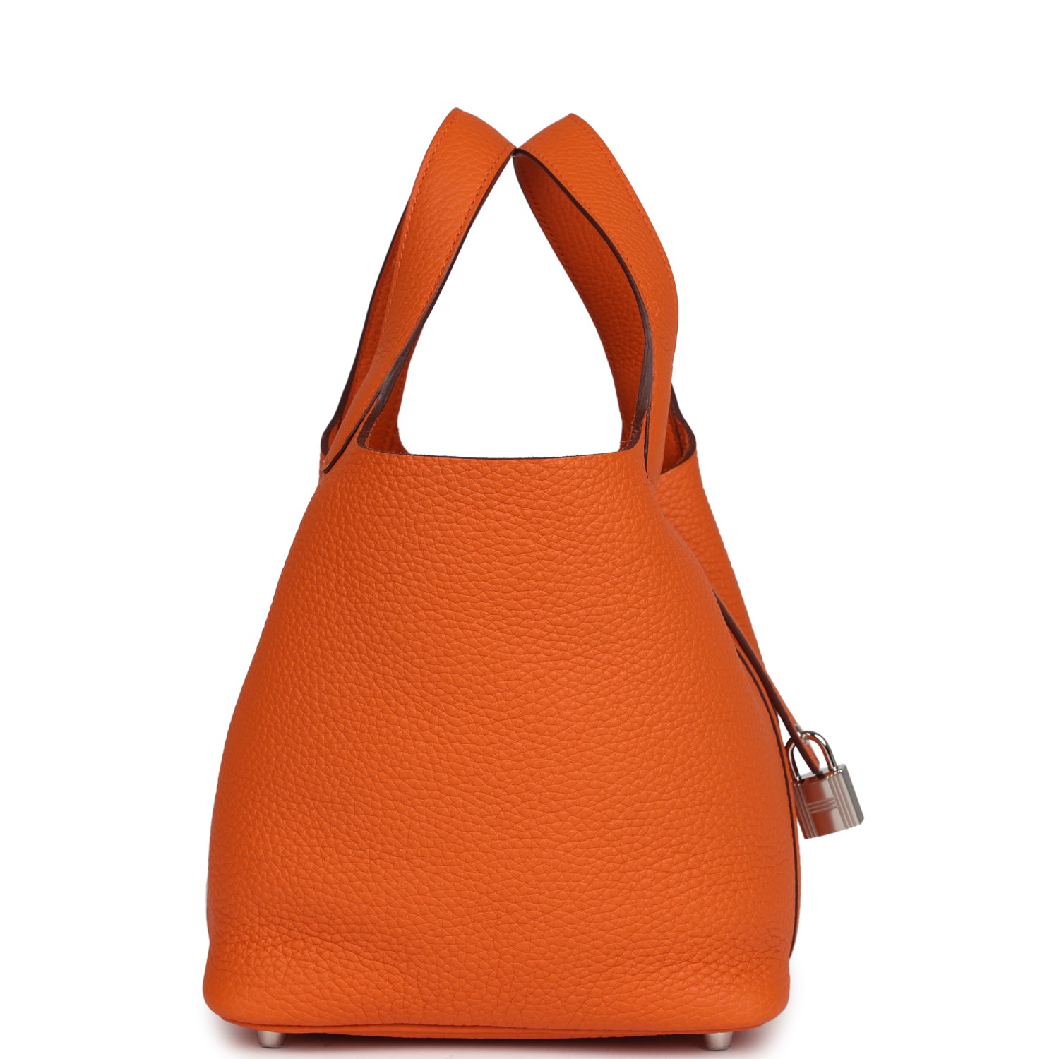 Hermes Picotin Lock 18 Orange Clemence Palladium Hardware