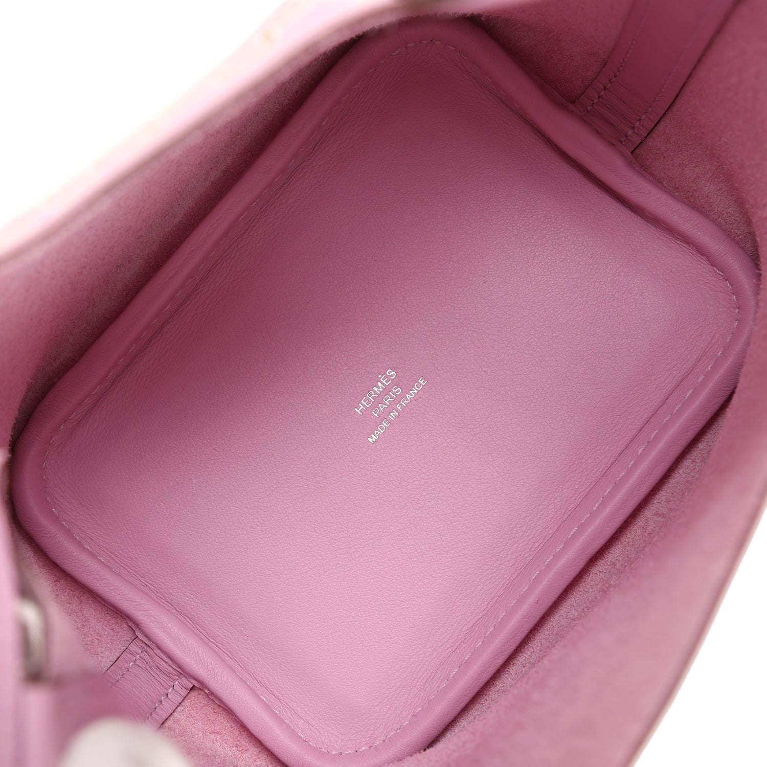 Hermes Micro Picotin Lock 14 "Lucky Daisy" Mauve Sylvestre Swift Palla