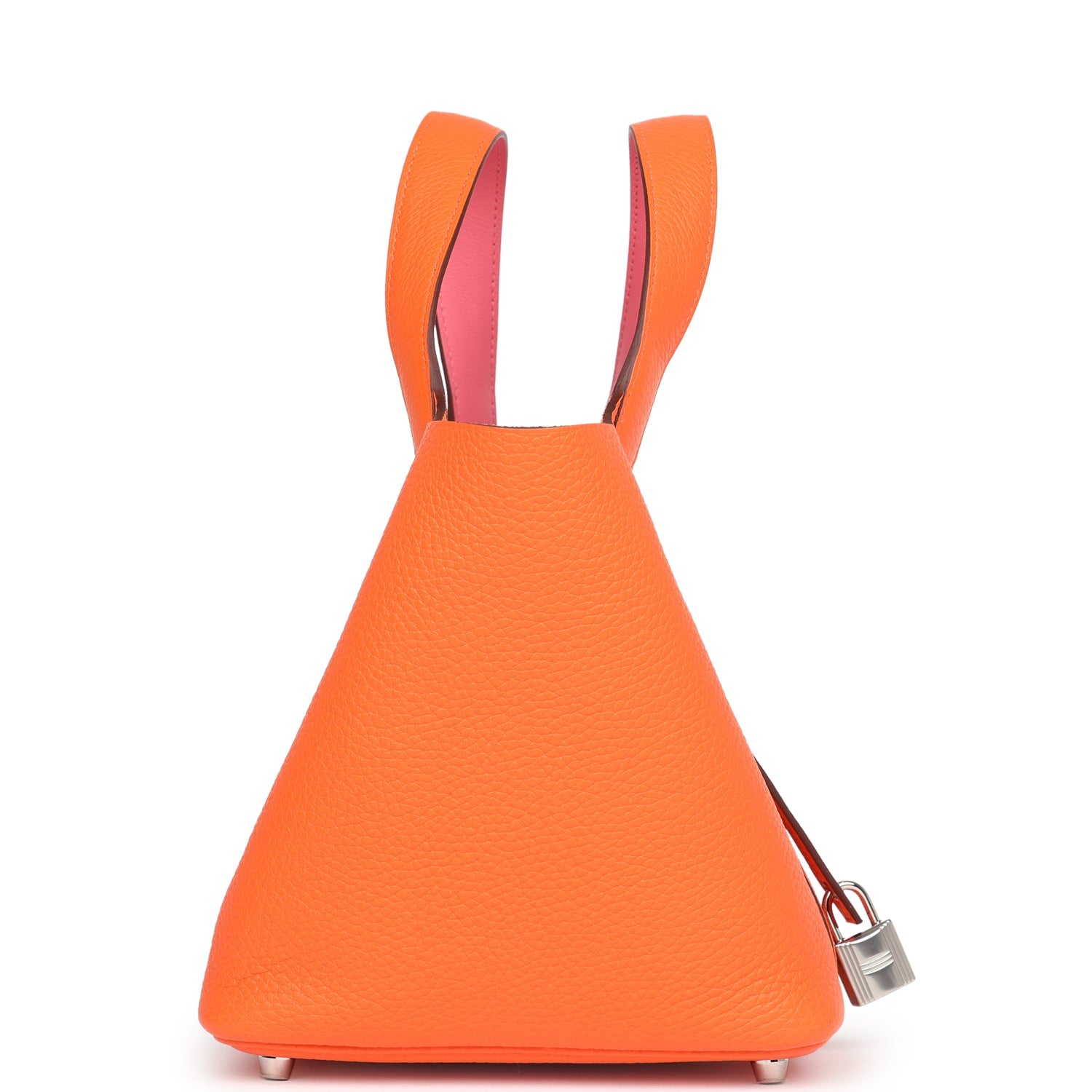 Hermes Eclat Picotin Lock 18 Orange Minium Clemence Palladium Hardware