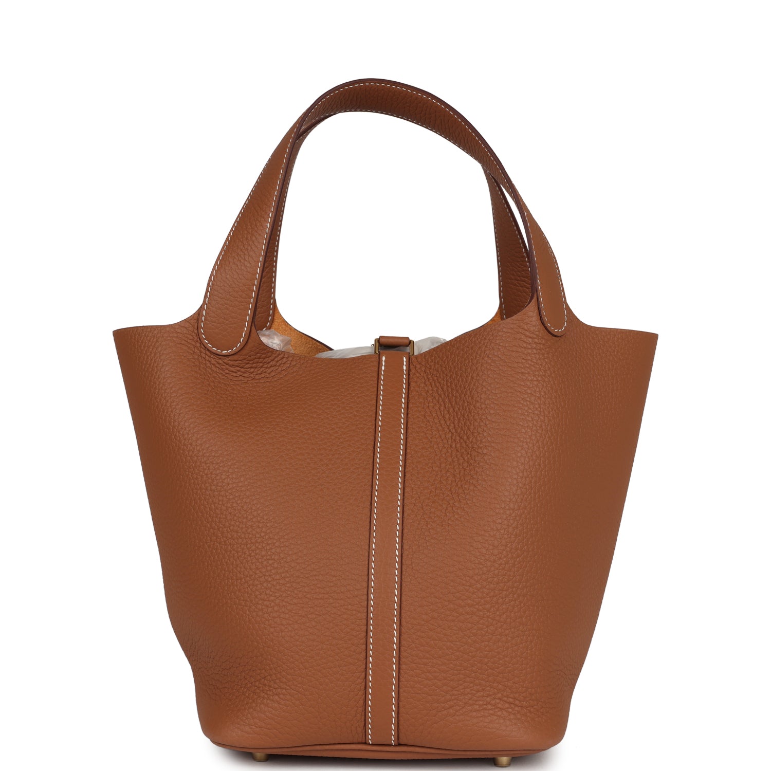 Hermes Picotin Lock 22 Gold Clemence Gold Hardware