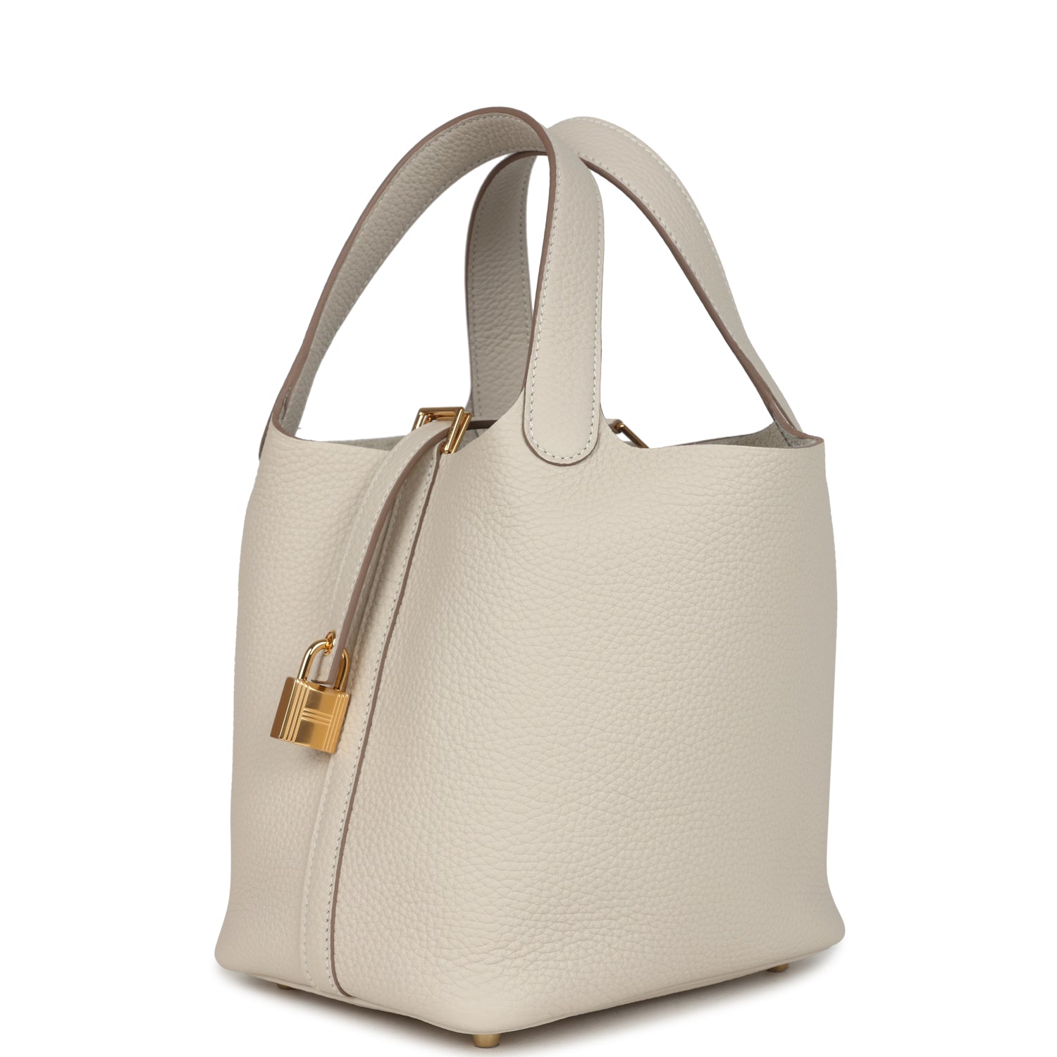 Hermes Picotin Lock 18 Craie Clemence Gold Hardware