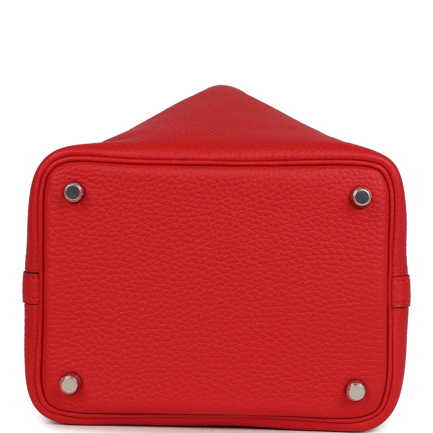 Hermes Picotin Lock 18 Rouge Radieux Clemence Palladium Hardware