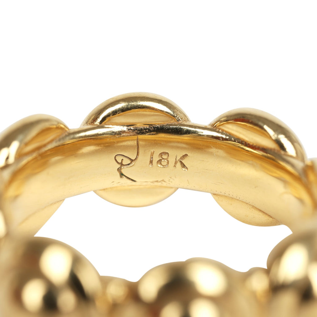 Jade Ruzzo Pop Vic Ring in 18k Yellow Gold