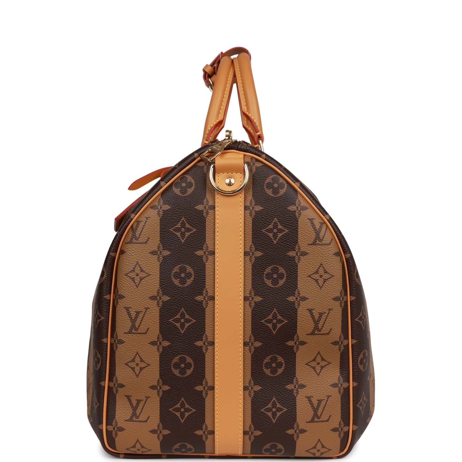 Louis Vuitton x Nigo Reverse Monogram Striped Keepall Bandouliere 50