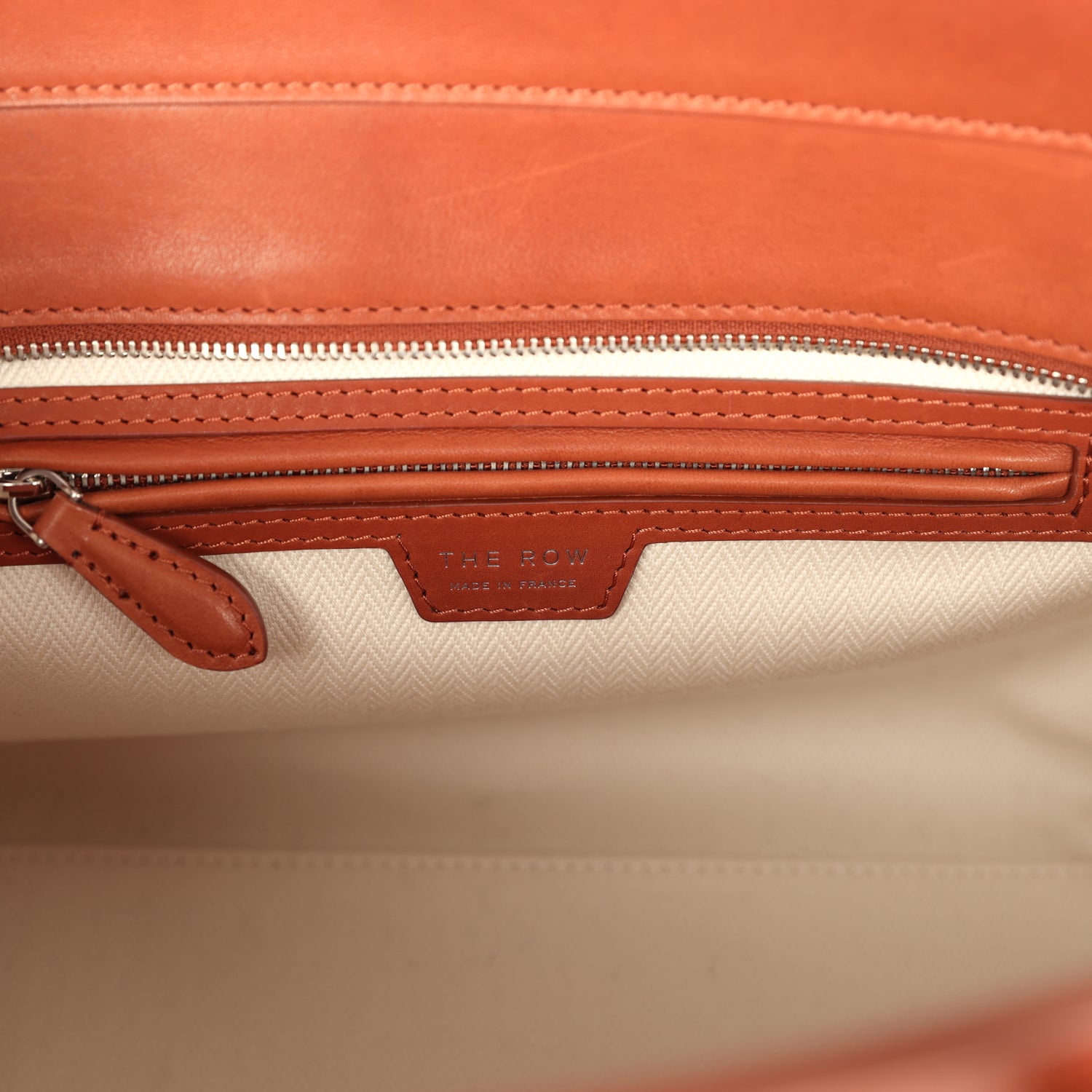The Row Marlo 12 Tote Bag Acero Polished Saddle Silver Hardware – New ...