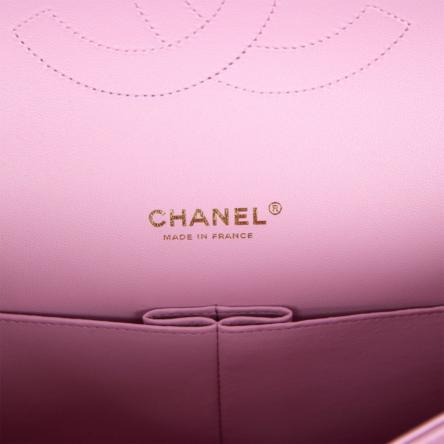 Chanel Maxi Classic Double Flap Bag Dark Pink Caviar Light Gold Hardwa