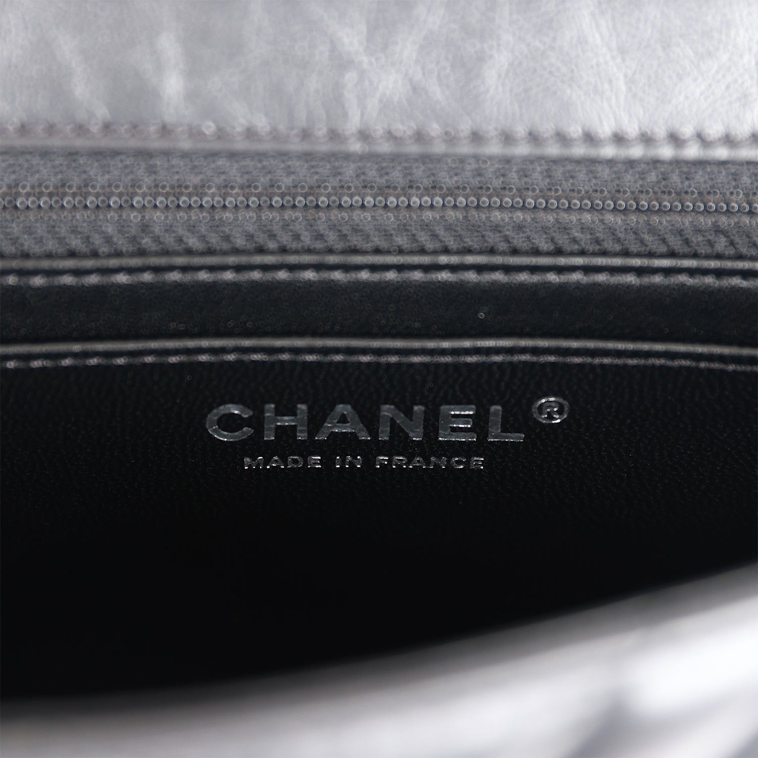 Chanel Mini Reissue 2.55 SO Black Chevron Calfskin Black Hardware