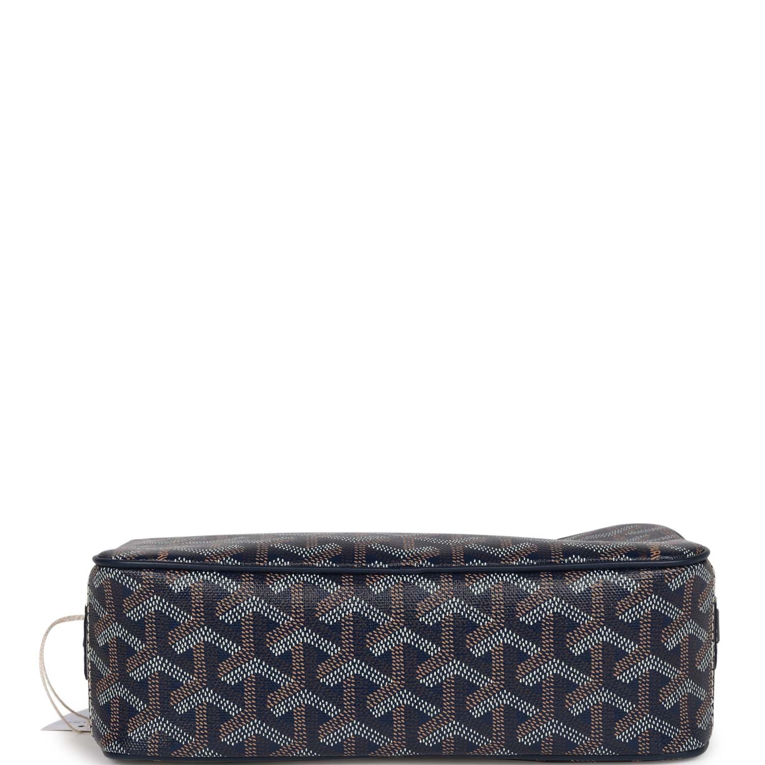 Goyard Goyardine Navy Cap Vert PM Bag Silver Hardware