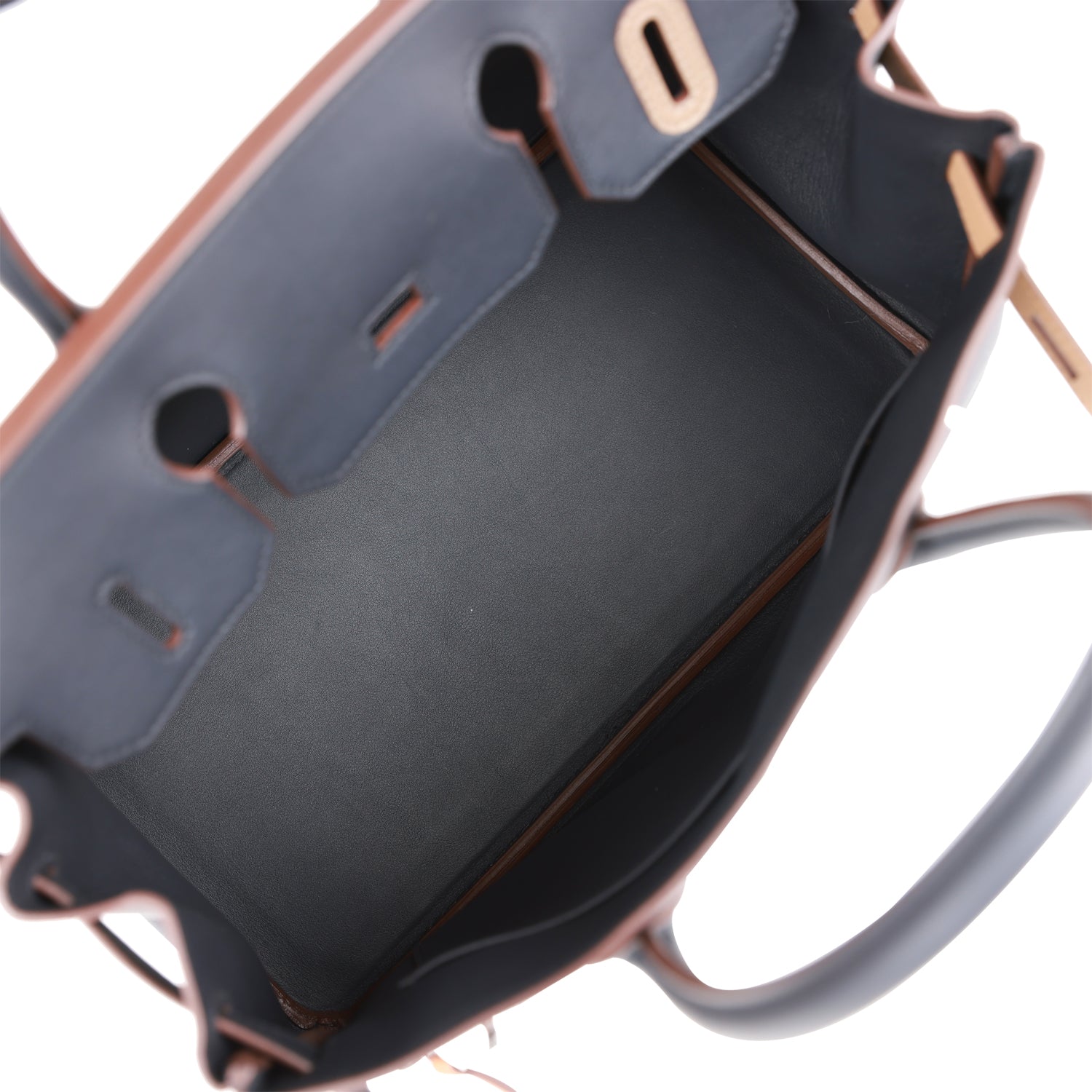 Hermes Colormatic Birkin 30 Caban, Black and Chai Swift Palladium Hard