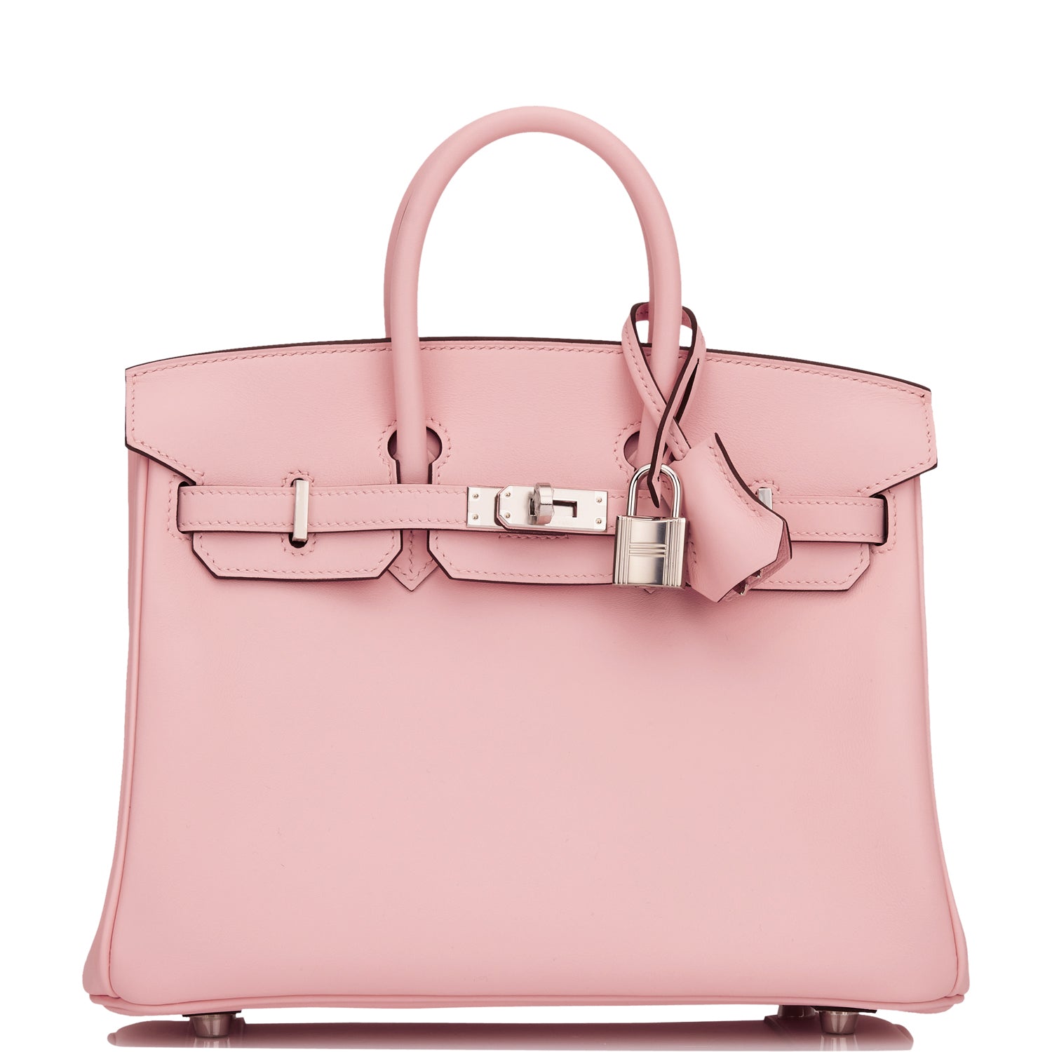 Hermes Birkin 25 Rose Sakura Jonathan Palladium Hardware