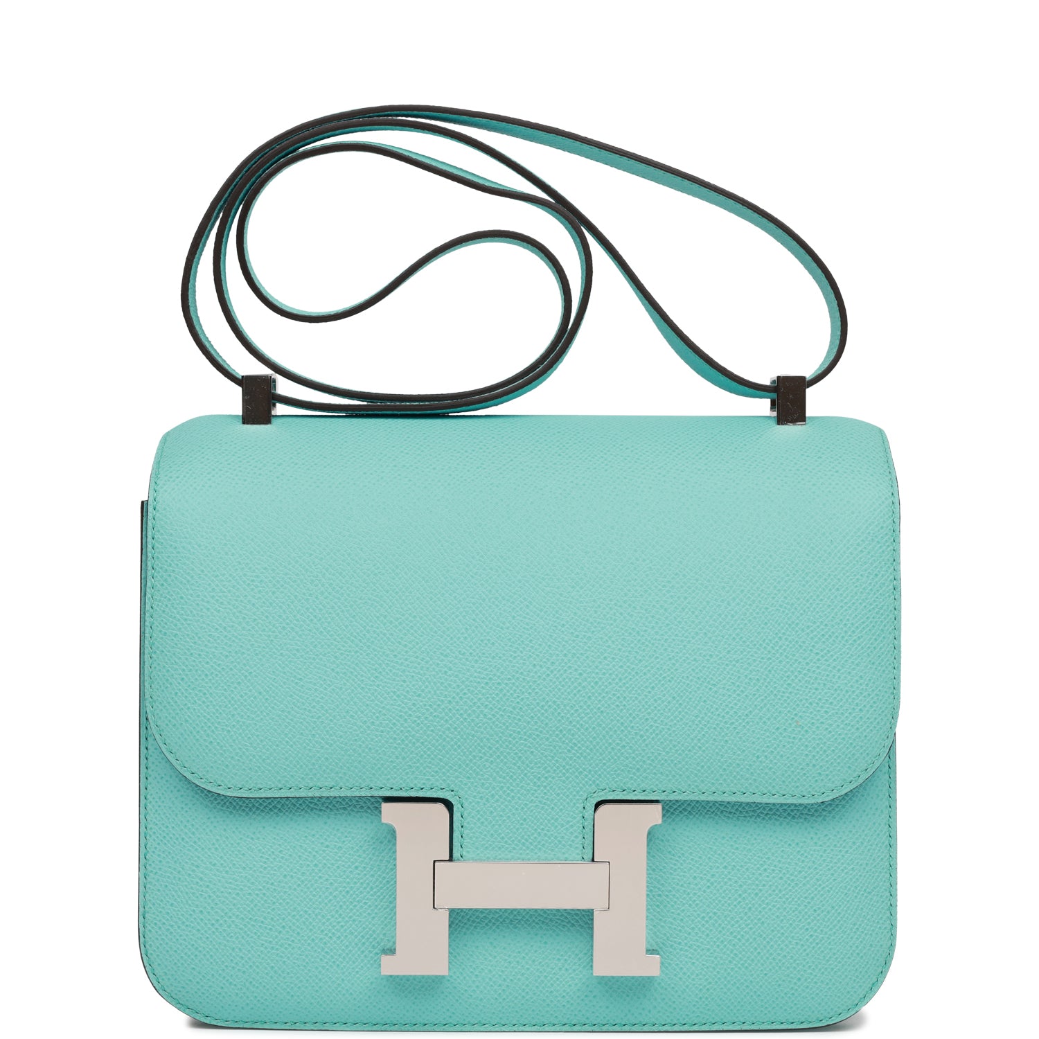 Hermes Constance 24 Bleu Atoll Epsom Palladium Hardware