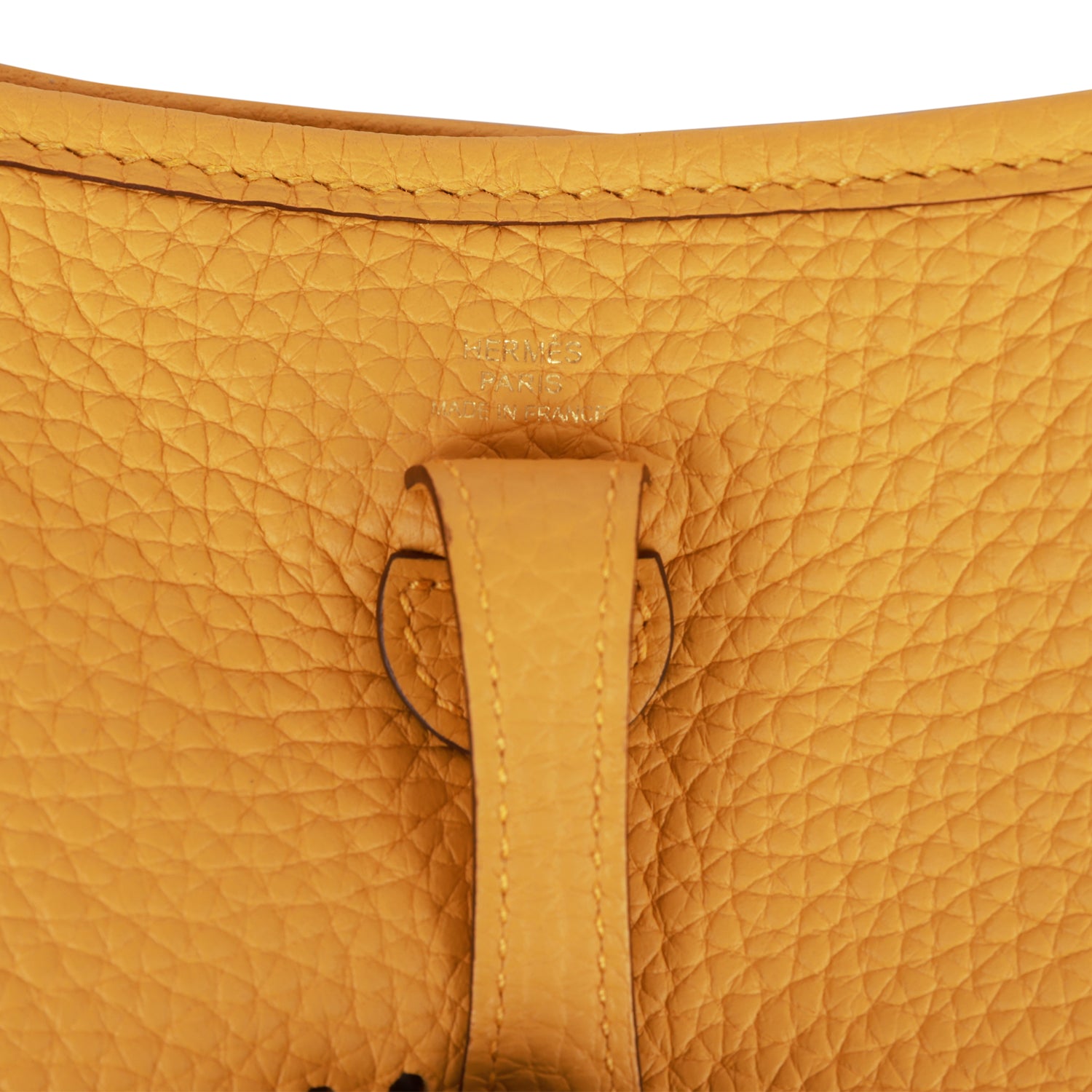 Hermes Evelyne TPM Jaune Ambre Clemence Gold Hardware