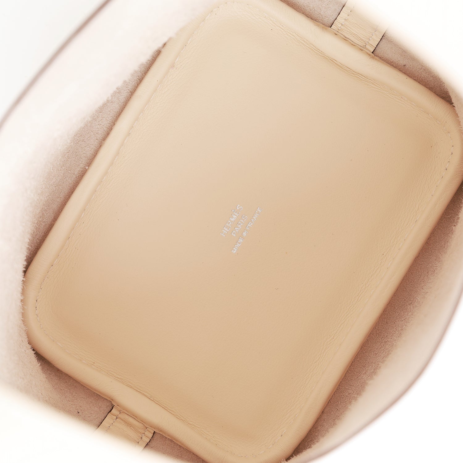 Hermes Micro Picotin Lock 14 "Lucky Daisy" Nata Swift Palladium Hardwa