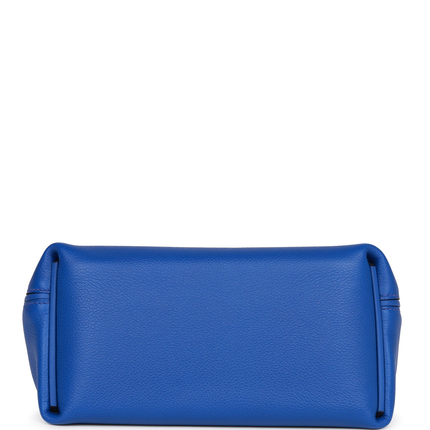 Hermes Mini 24/24 Bag Bleu Royal Evercolor and Swift Palladium Hardwar