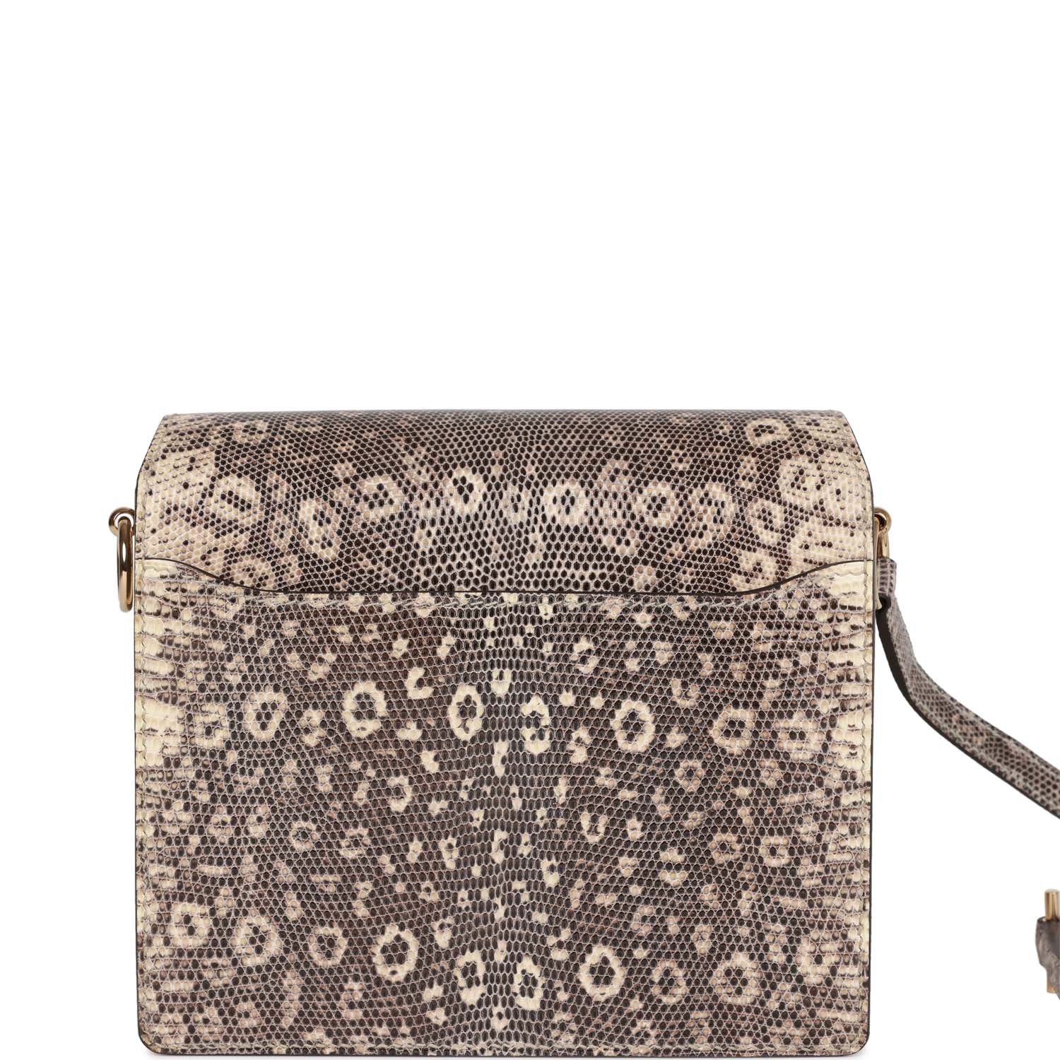 Hermes Mini Sac Roulis Ombre Lizard Varanus Salvator Gold Hardware