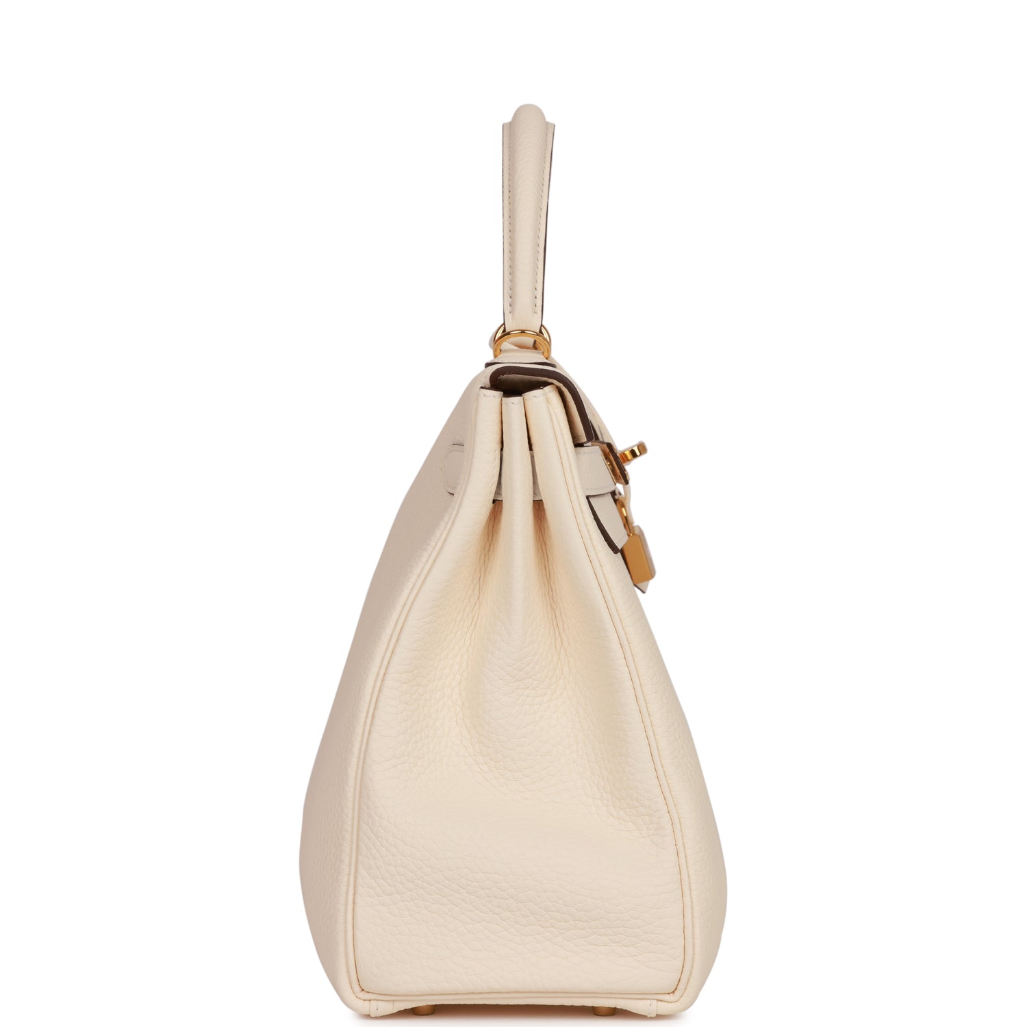 Hermes Nata Clemence Retourne Kelly 32cm Gold Hardware