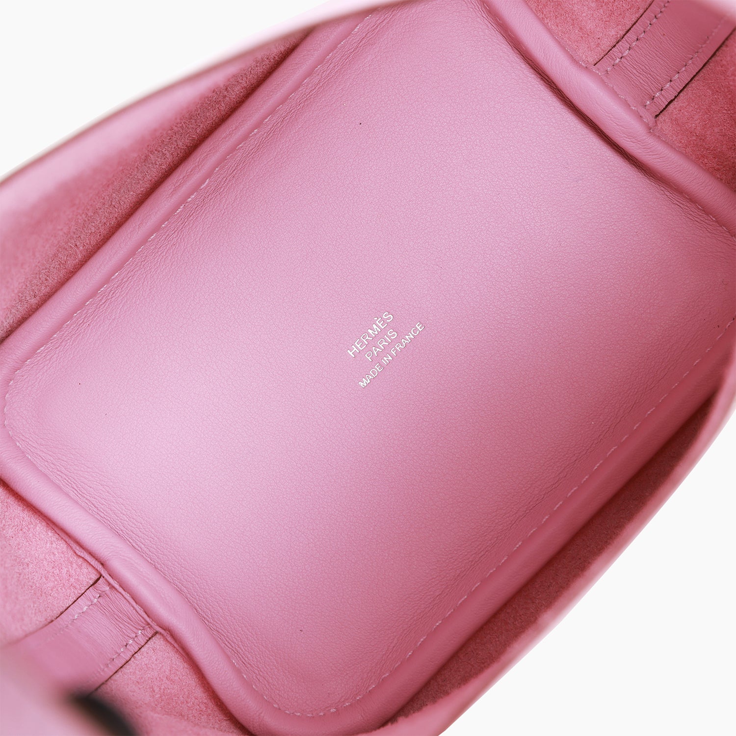 Hermes Micro Picotin Lock 14 "Lucky Daisy" Mauve Sylvestre Swift Palla