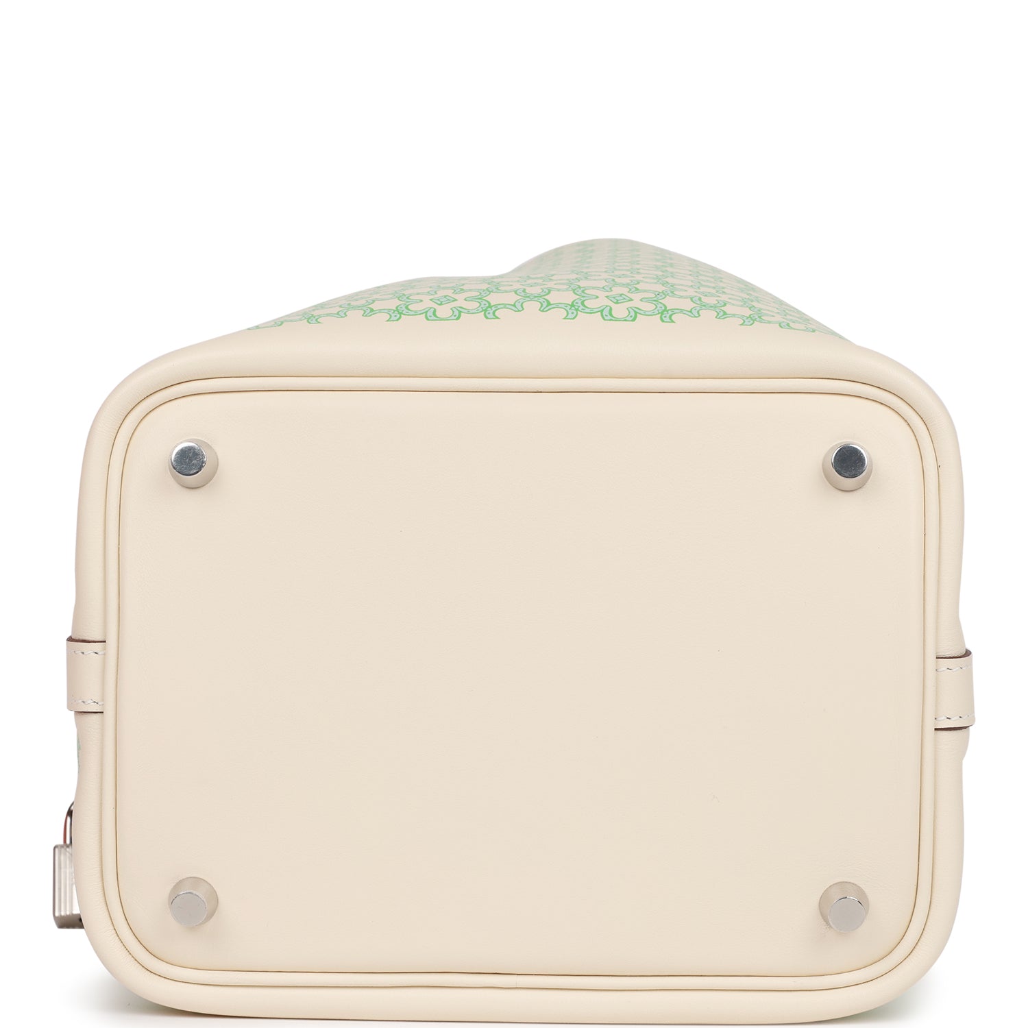 Hermes Picotin Lock 18 "Lucky Daisy" Nata Swift Palladium Hardware NO