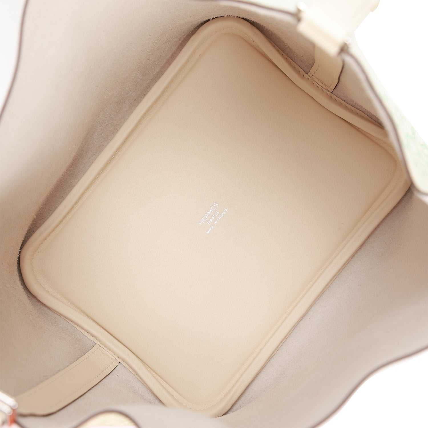 Hermes Picotin Lock 18 "Lucky Daisy" Nata Swift Palladium Hardware NO