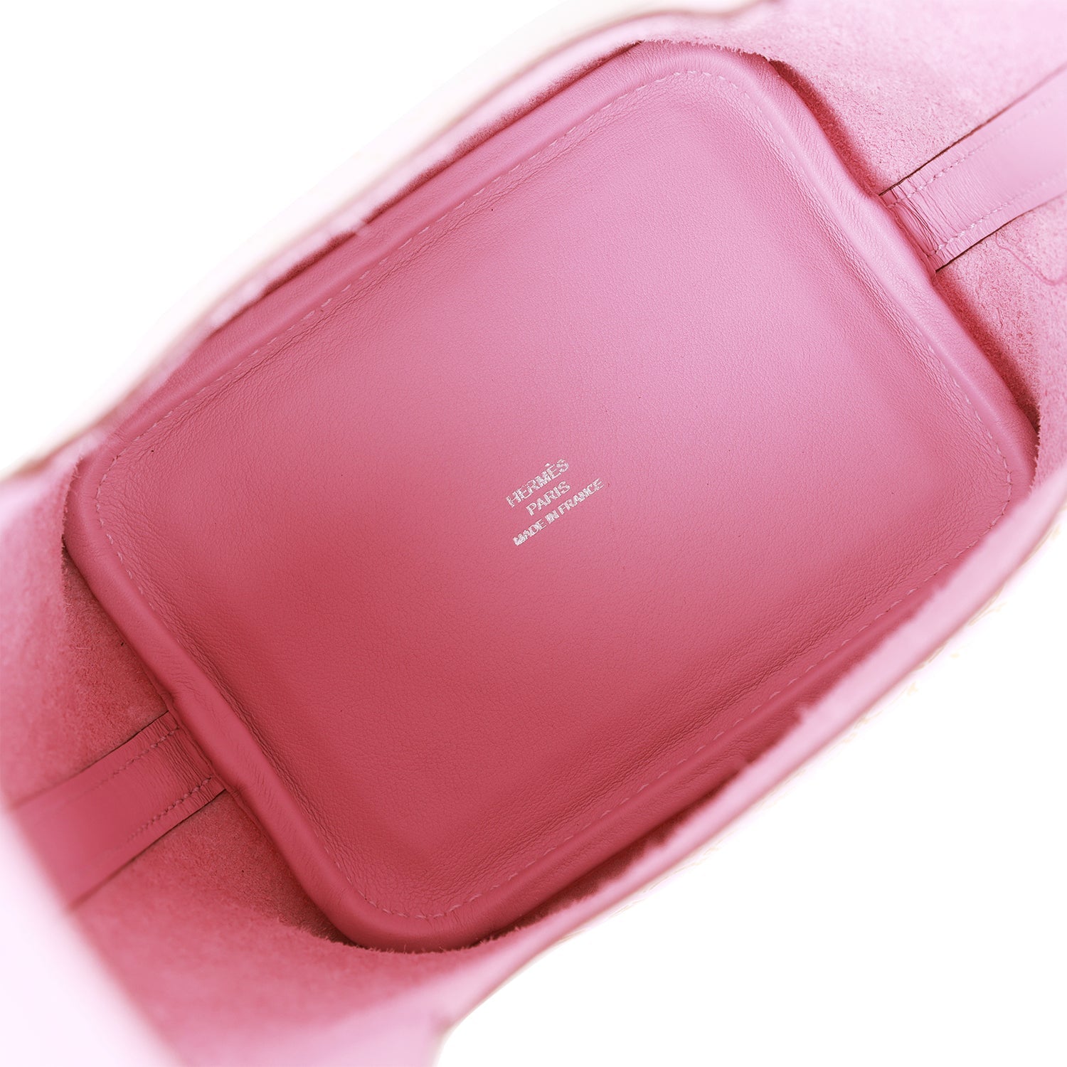 Hermes Micro Picotin Lock 14 "Lucky Daisy" Mauve Sylvestre Swift Palla