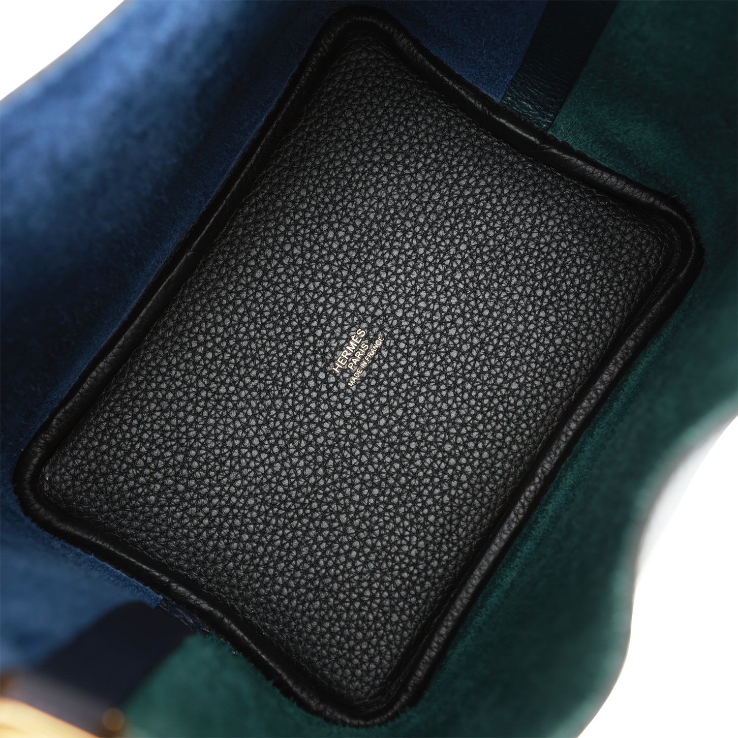 Hermes Picotin Lock 18 Casaque Vert Cypress, Bleu Nuit and Black Cleme