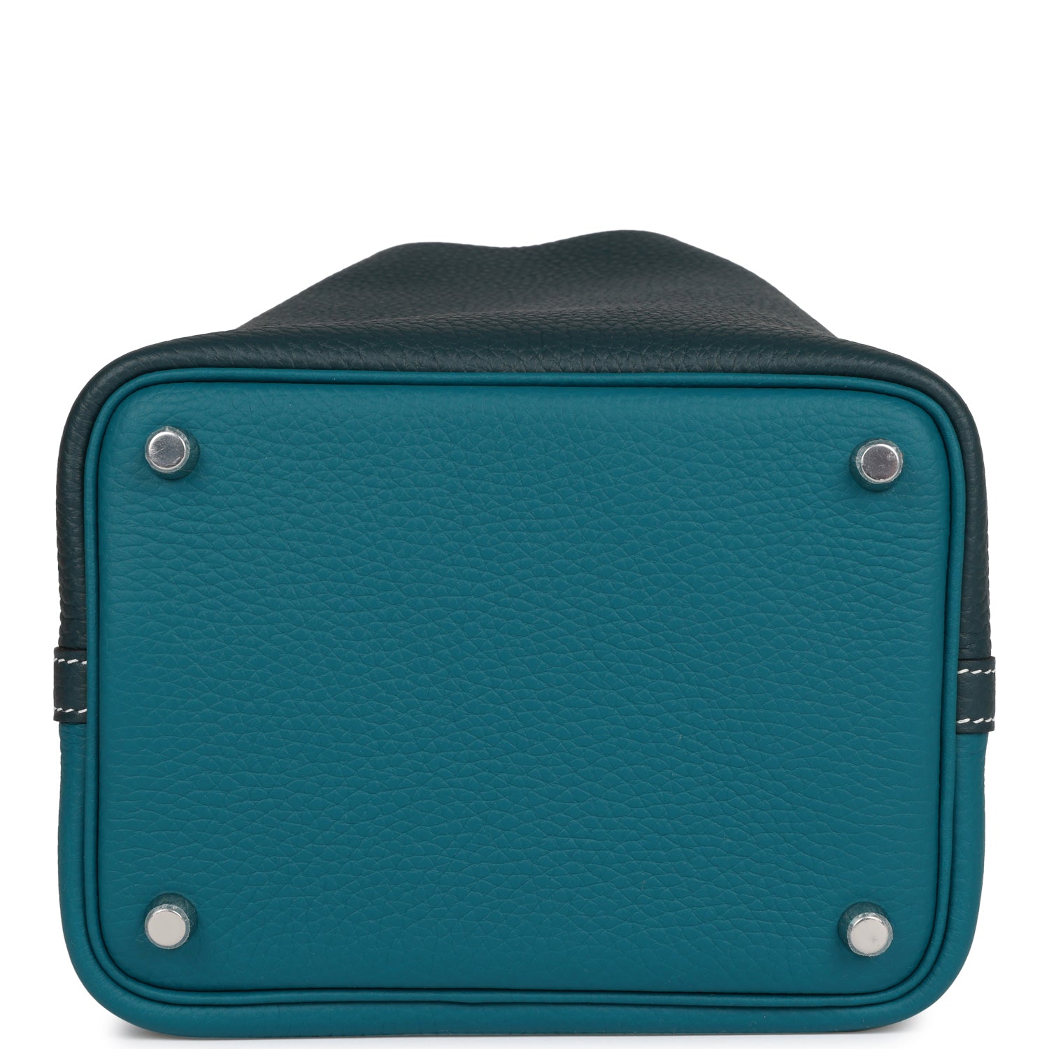 Hermes Picotin Lock 18 Casaque Vert Cypress and Vert Bosphore Palladiu