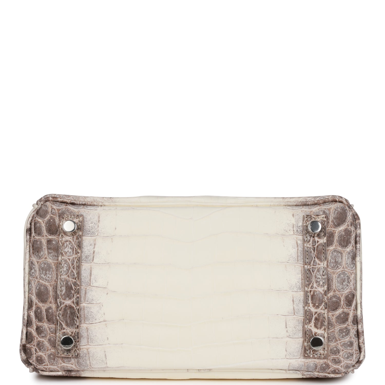 Hermes Birkin 25 Himalaya Niloticus Crocodile Diamond Encrusted Hardwa