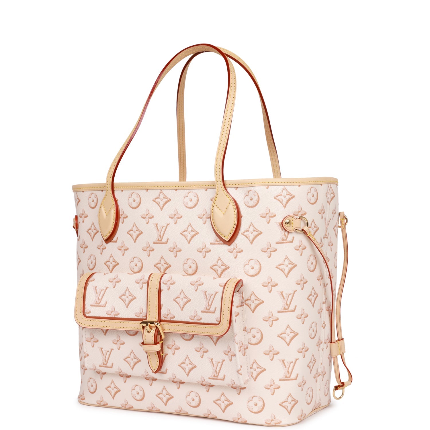 Louis Vuitton Fall For You Beige Clair Monogram Neverfull MM